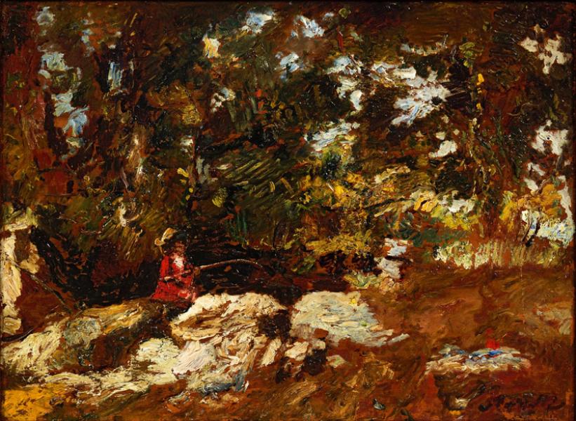 Le pêcheur par Adolphe MONTICELLI sur le site de la Galerie Alexis ...