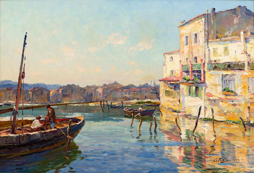 Le canal de Caronte, Martigues par Adolphe GAUSSEN sur le site de la ... Le canal de Caronte, Martigues par Adolphe GAUSSEN sur le site de la ...